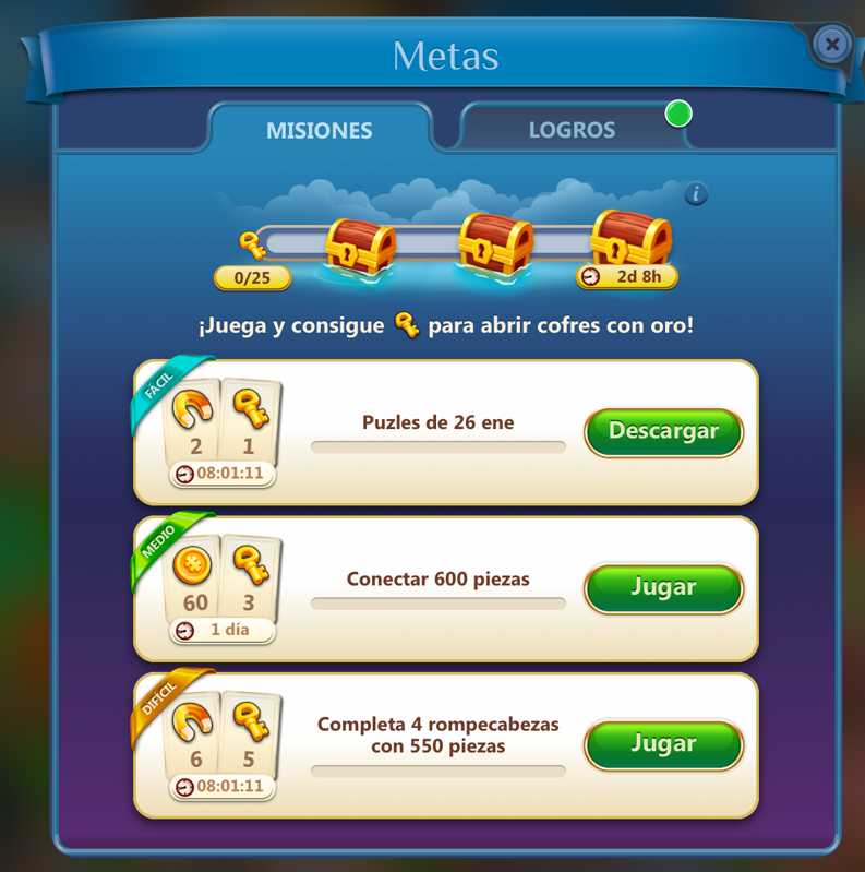 Metas – FAQ Rompecabezas Mágicos